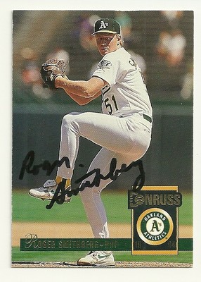 ROGER SMITHBERG 1994 DONRUSS SIGNED # 421 A'S | eBay