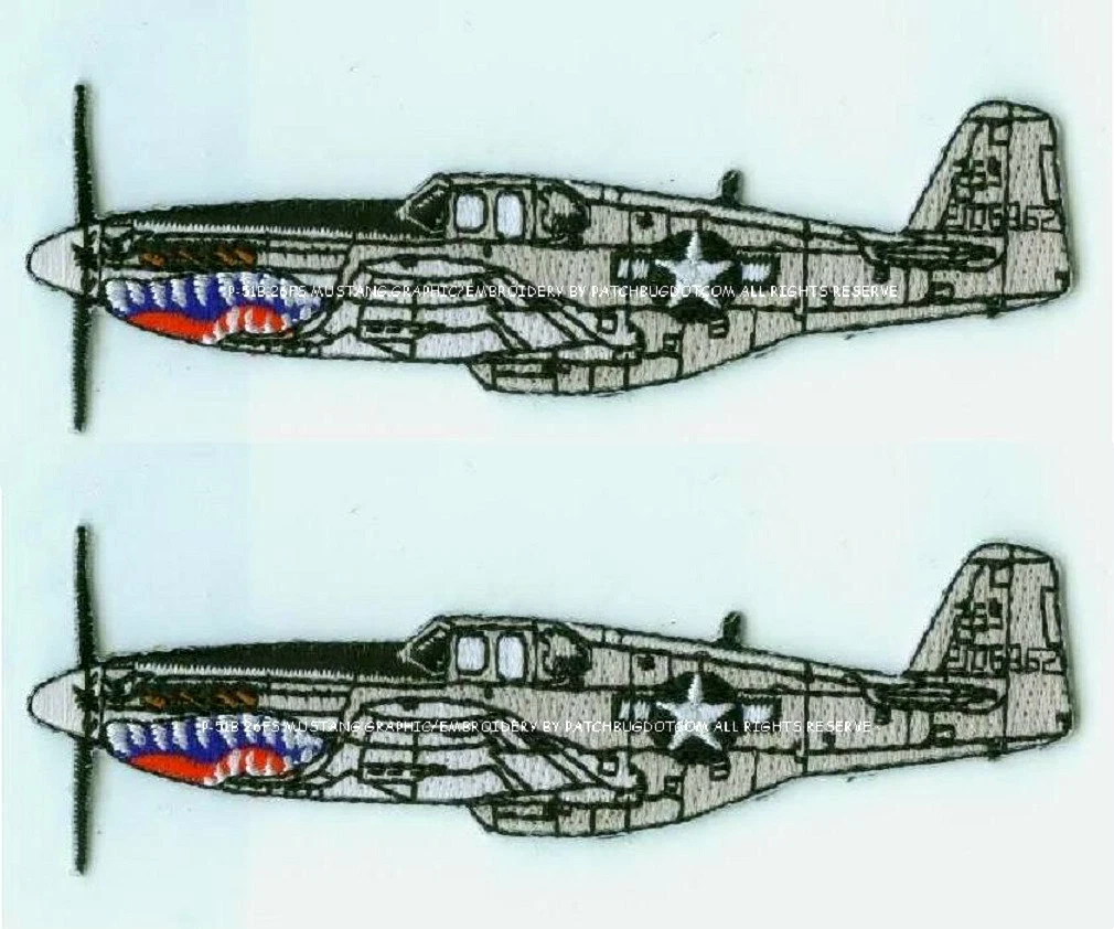 Wwii P 51 Mustang Drawing