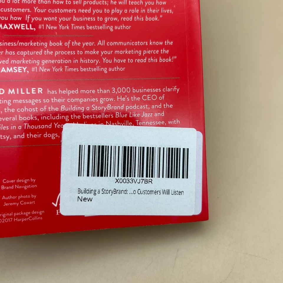 Building a StoryBrand Donald Miller 2017 Marketing Business ...