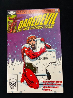 Daredevil # 182 Funeral of Elektra APP. Kingpin & Punisher Marvel ...