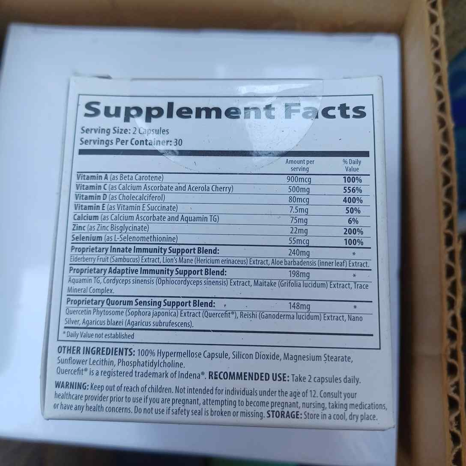 Three International Imune Body Immune Support Dietary Supplement 60 ...
