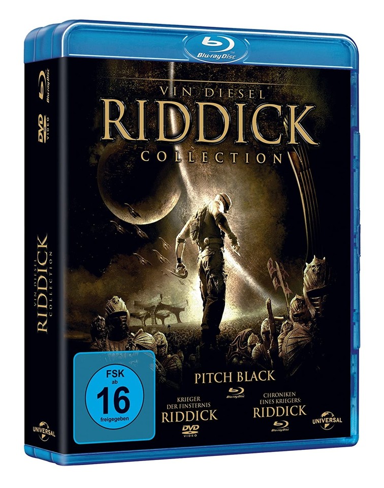 RIDDICK COLLECTION - MOVIE (Blu-ray) Vin Diesel Peter Chung (UK IMPORT ...