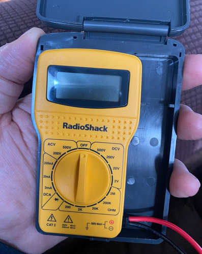 Vintage Radio Shack 22-810 Compact Pocket Digital Multimeter 15 Range ...