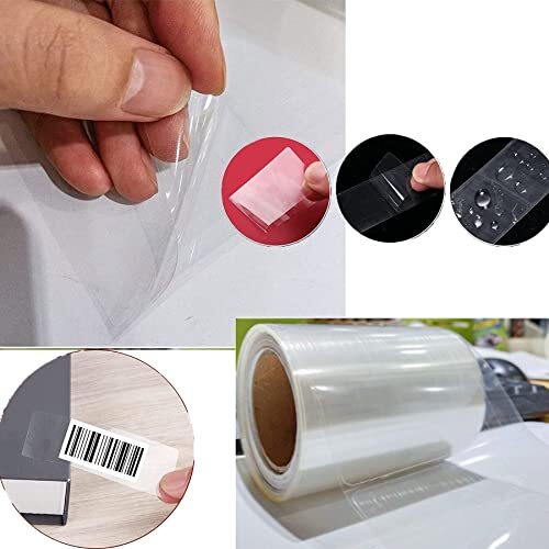 300Pcs Clear Label Protector Shields 2"x3" Vinyl Label Shields Library ...