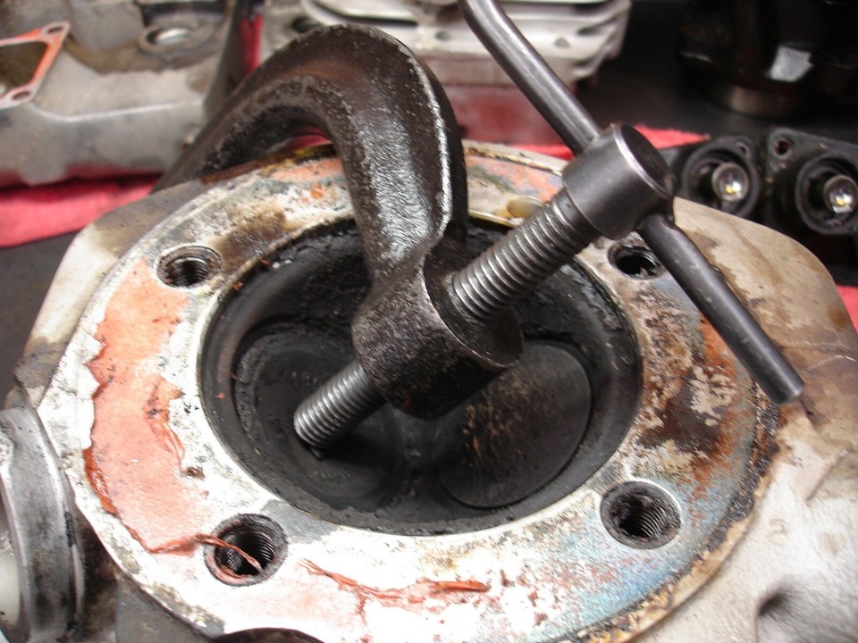 TOOL VALVE SPRING COMPRESSOR HARLEY KNUCKLEHEAD PANHEAD SHOVELHEAD ...