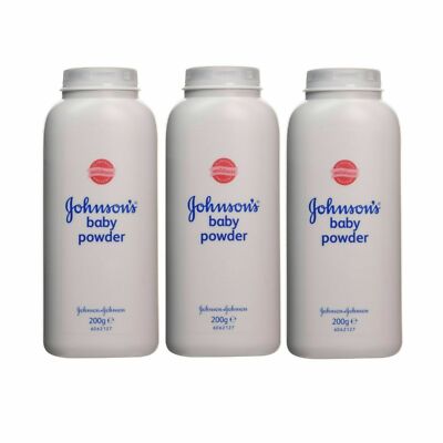 Johnson's Baby Powder | 200g Talc Talcum Powder | 3 Powder/Pack. New ...
