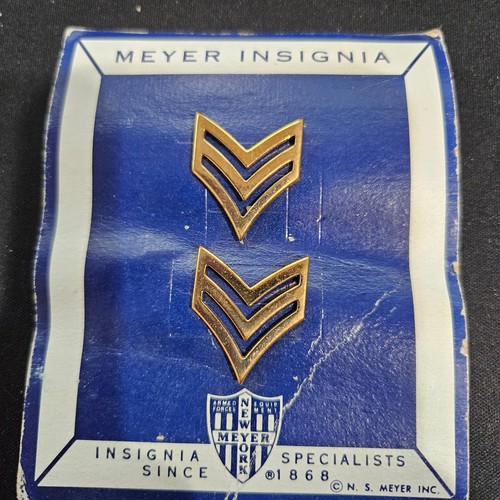 US ARMY E-5 Sergeant Lapel Pin NS Meyer 1966 Vietnam War - NOS | eBay