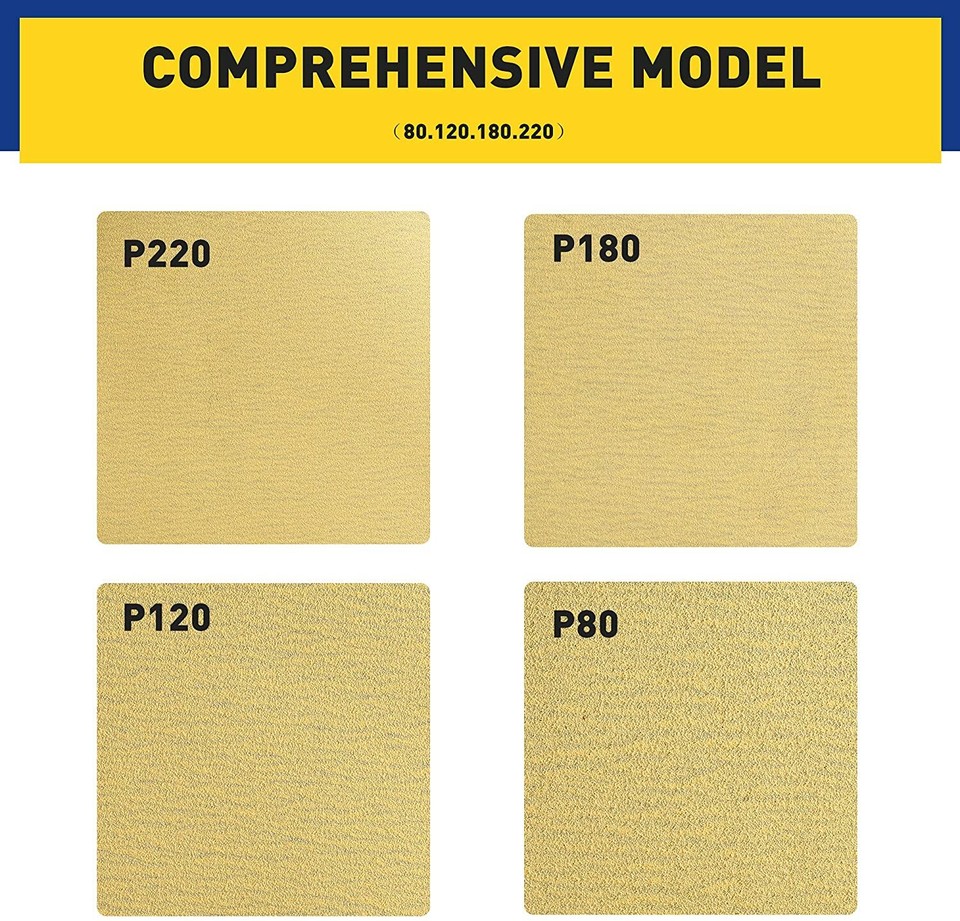 6" Sanding Disc Sandpaper 100 Roll PSA Sticky Back Grit 80-220 DA ...