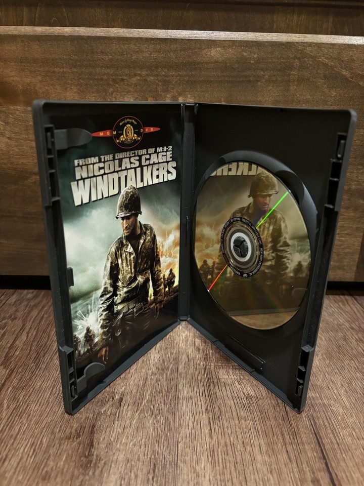 Windtalkers (DVD, 2002) Full And Widescreen, Rated R, Nicolas Cage ...