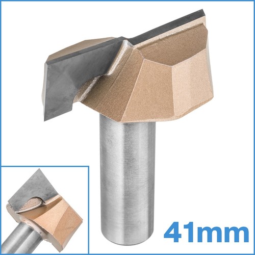 41mm 1-5/8" Carbide Blade Bottom Cleaning CNC Milling Bit 1/2" Shank ...