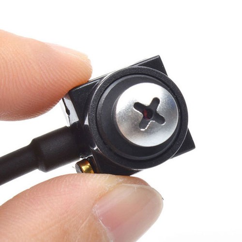 600TVL DIY Mini White Screw Audio Video Camera HD Smallest CCTV ...