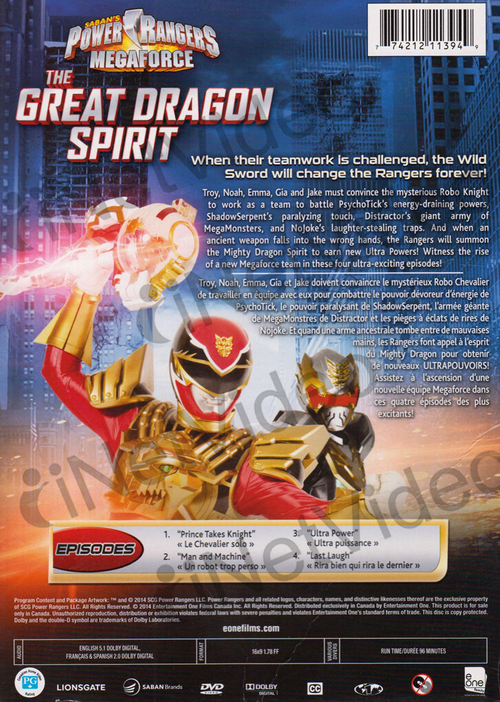 Saban s Power Rangers Megaforce - The Great Dr New DVD | eBay