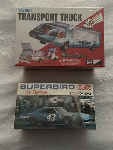 MPC DAYTONA TRANSPORT TRUCK & JO-HAN SUPERBIRD 1/25 Model Kit Combo | eBay
