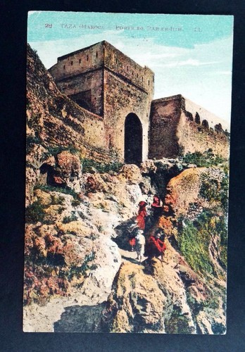MAROC TAZA PORTE DE BAB ER RIH CPA POSTCARD P349 | eBay