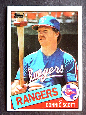 Donnie Scott #496 Topps 1985 Baseball Card (Texas Rangers) | eBay