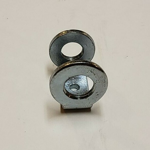 1" HIGH STAMPED STEEL CEILING HICKEY TAPPED 1/8IP X 1/4IP LAMP PART NEW ...