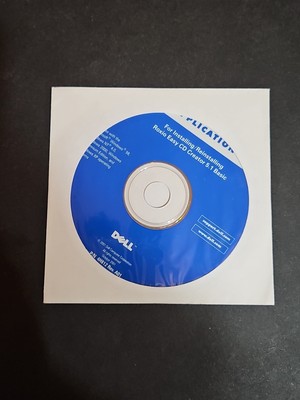 Dell Software CD For Installing & Reinstalling Roxio Easy CD Creator 5. ...