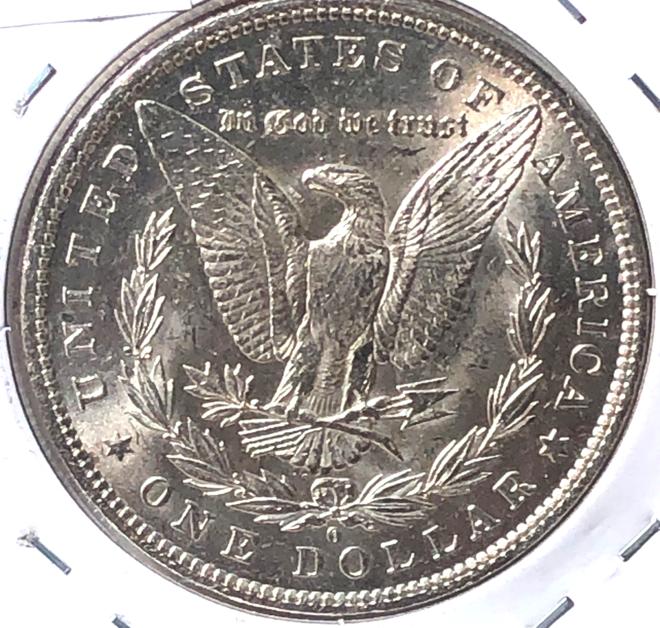 1885-O UNCIRCULATED GEM BU MORGAN SILVER DOLLAR VERY LUSTROUS AND VERY ...