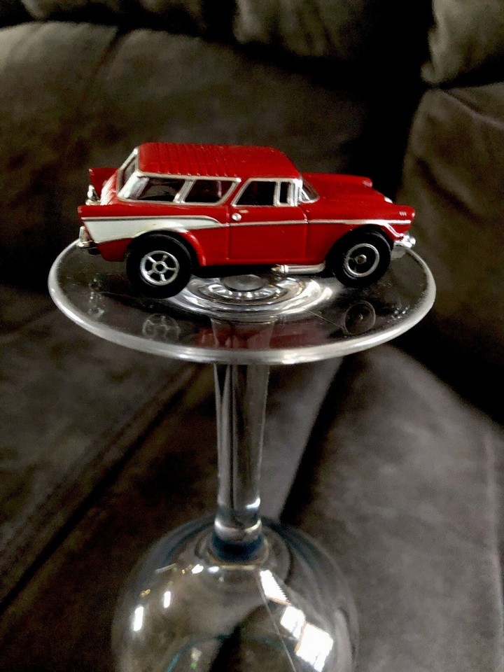 AFX AW Rel 12 ‘57 CHEVY NOMAD-Hot Rod Magazine Tribute slot car-MINT ...