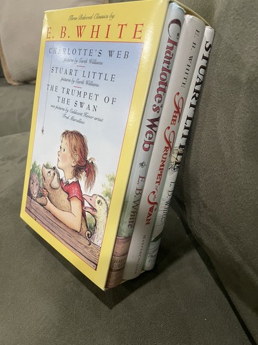 3 Beloved Classics Box Set by E.B. White: Charlotte’s Web, Stuart ...