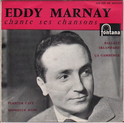 EDDY MARNAY "CHANTE SES CHANSONS" 50'S EP FONTANA 460.588 | eBay
