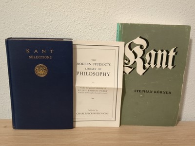 Immanuel Kant Lot - Selections Theodore Meyer Greene 1929 Modern ...