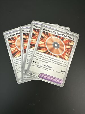 Technical Machine Crisis Punch 090/091 - Paldean Fates Pokemon Card ...