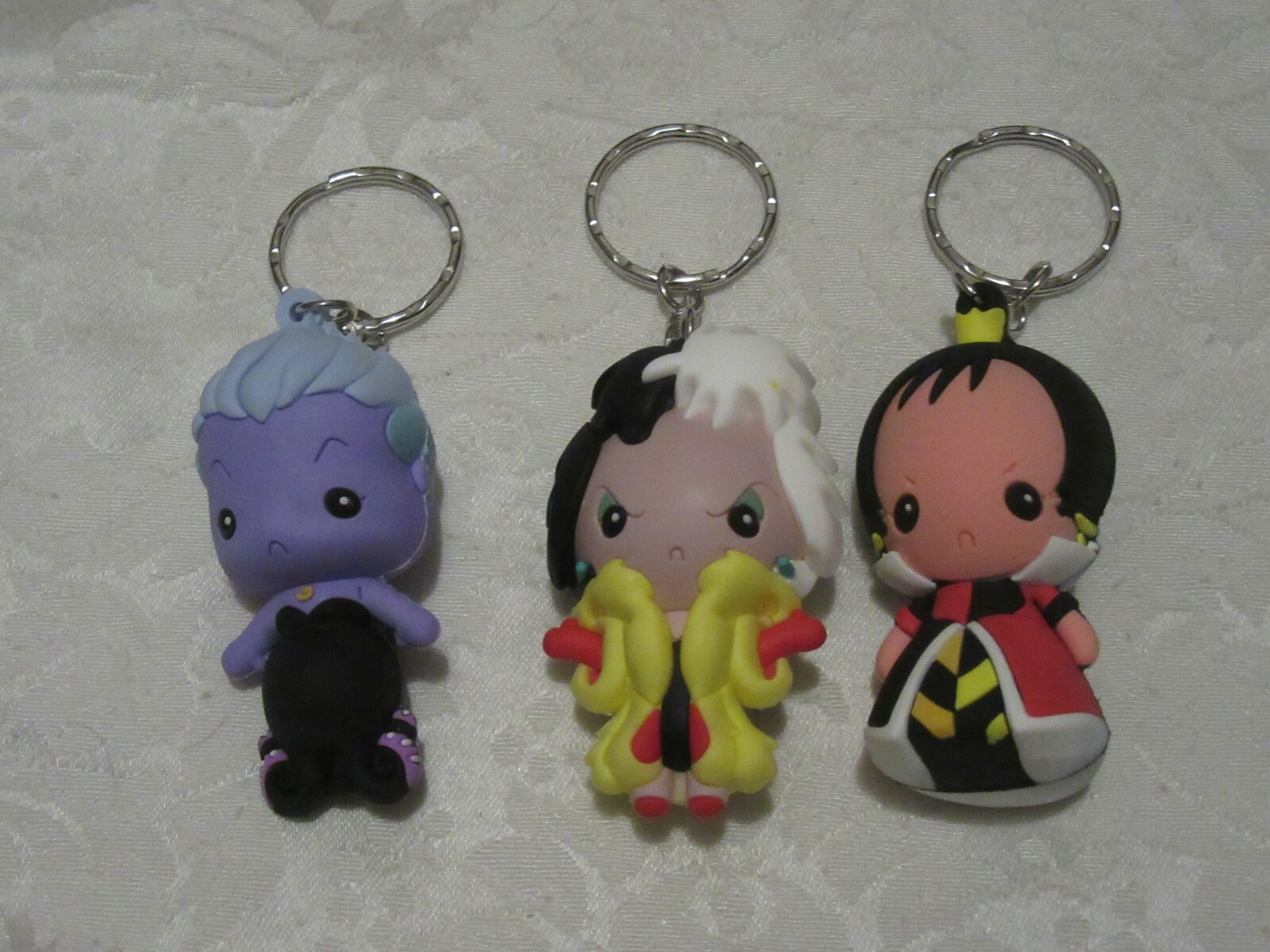 Monogram Disney Villains Figural Keyring Keychain Complete Set 3D Foam ...