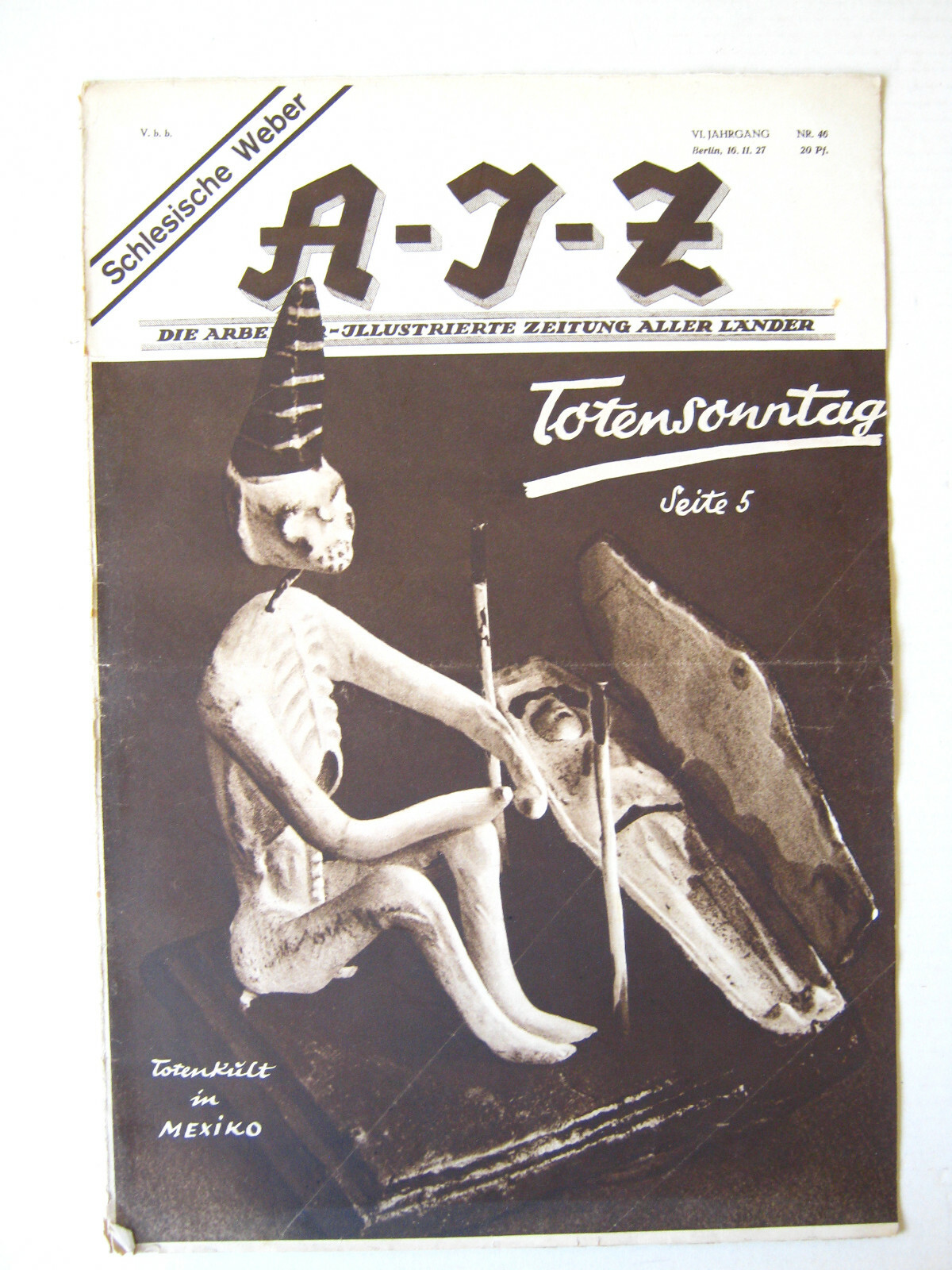 A-I-Z Arbeiter-Illustrierte-Zeitung 1927_Nr.46_Jahrgang VI / KPD ...