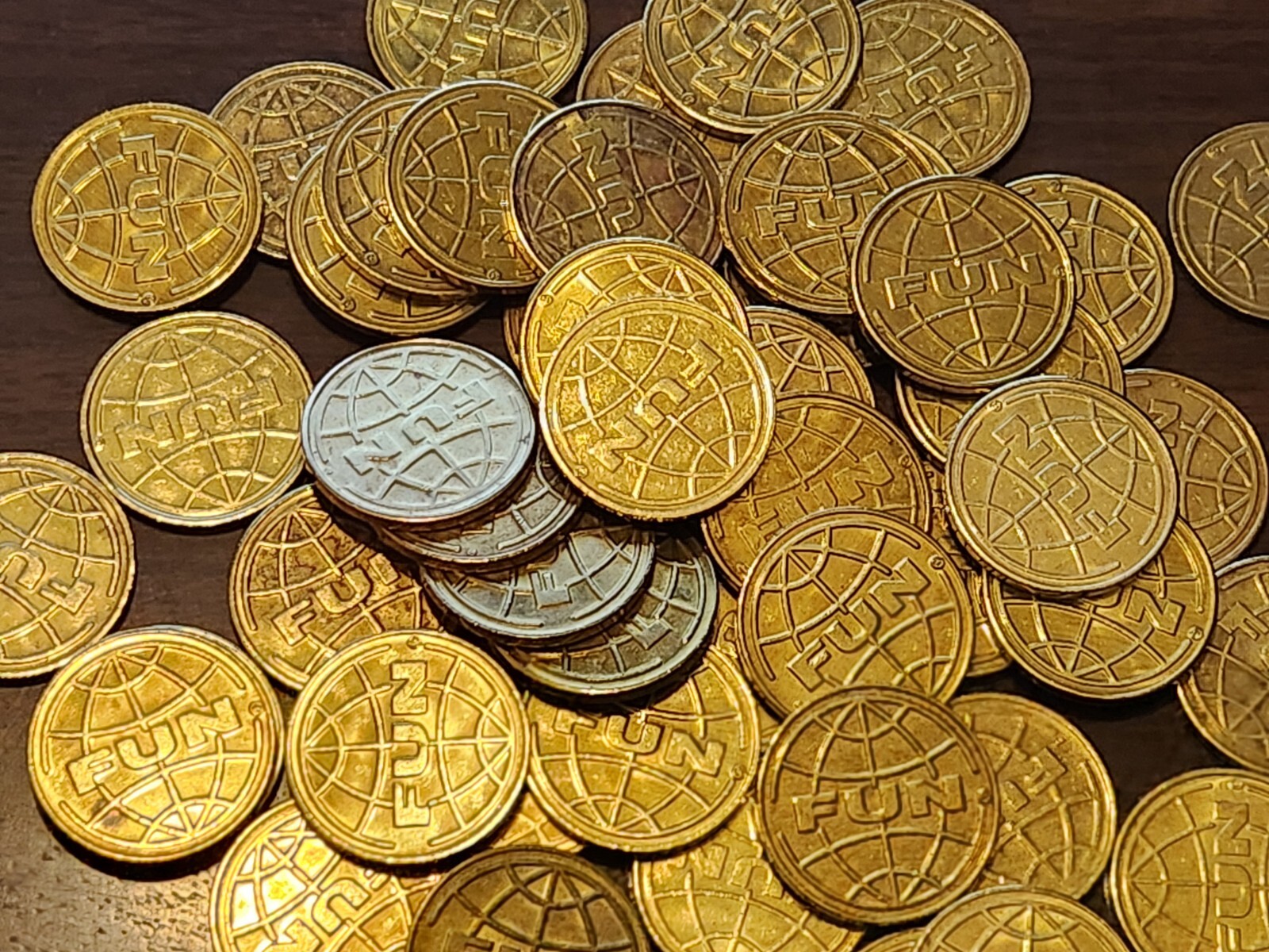 Fun Arcade Tokens, Brass: Size 0.900" Lot of 50 Tokens | eBay