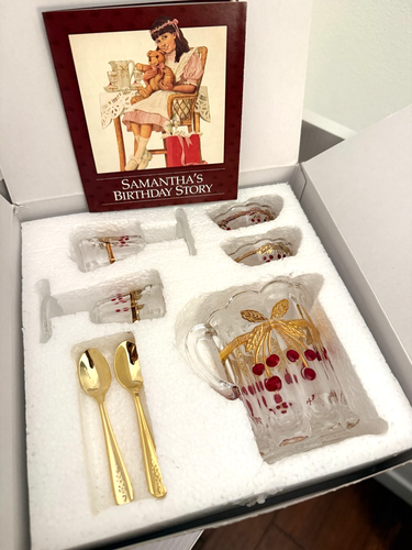 American Girl Samantha's Victorian Lemonade Set, Open Box VTG Retired ...