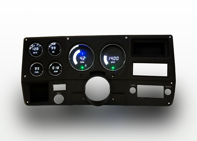 1973-1987 Chevy Truck Digital Dash Panel White LED Gauges DP6004W Made ...