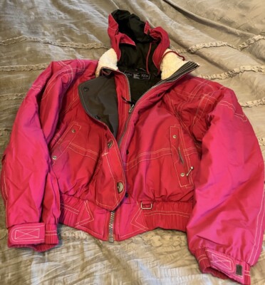 OBERMEYER Ski Snow Retro Jacket Women's Size 6 Pink FREE SHIPPING | eBay