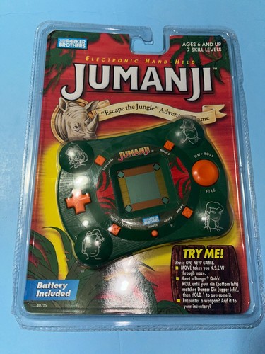 Vintage 1996 Jumanji Hand-Held Electronic Game Parker Brothers (SEALED ...