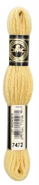 DMC Laine colbert Tapestry Wool 8.7 Yard Skein - Color 7472 - Yellow | eBay