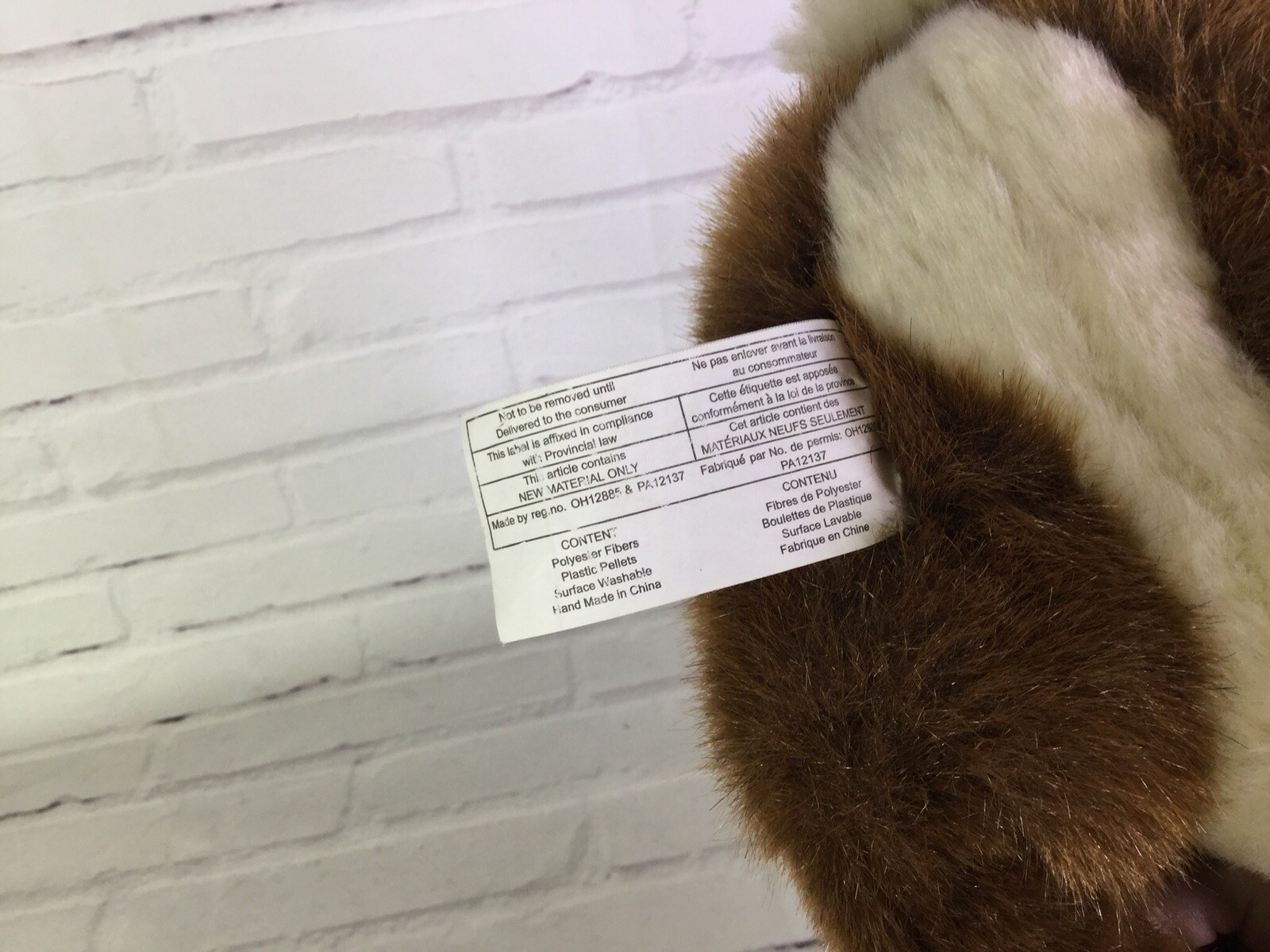 Ditz Designs Large Sitting Laying Deer Reindeer Plush Stuffed Animal ...