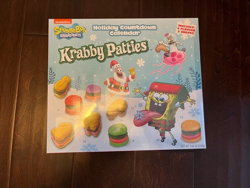 SpongeBob SquarePants Advent Calendar-24 Days of Krabby Patty Treats, 7 ...