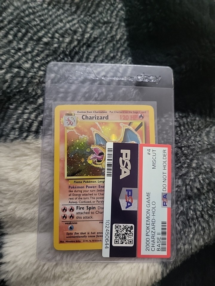 Charizard 2nd Edition 4/130 Holo Pokémon Card 1999-2000 Wizards Base ...