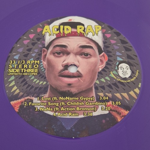 CHANCE THE RAPPER - 'Acid Rap' 12" G/Fold Double Vinyl LP Record ...