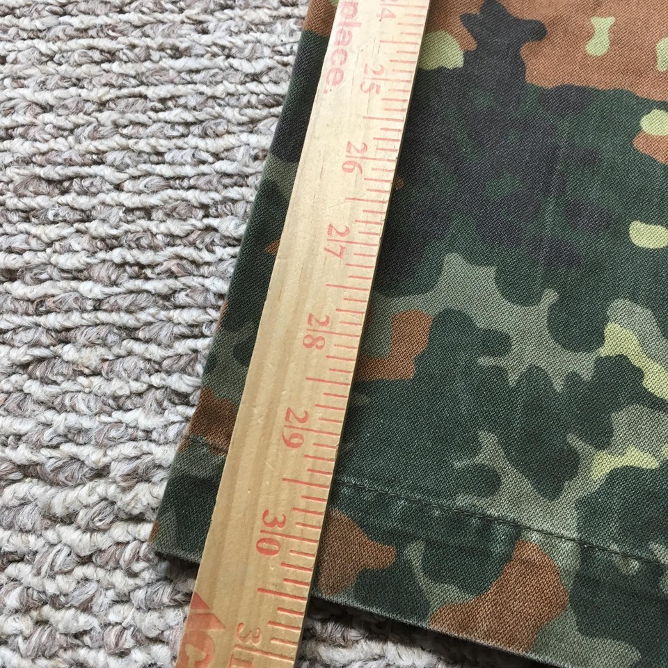 German Bundeswehr Flecktarn Cargo Pants Mens 34x30 Camouflage Surplus ...