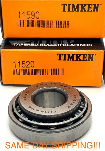 NOS 11590 & 11520 Timken Tapered Roller Bearing Set Made in Usa. for ...