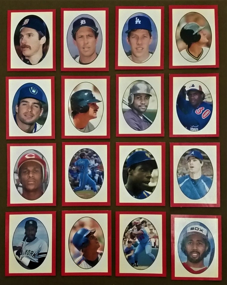 1988 Red Foley's Baseball Book Stickers & Cover Cards *You Pick* 10 ...
