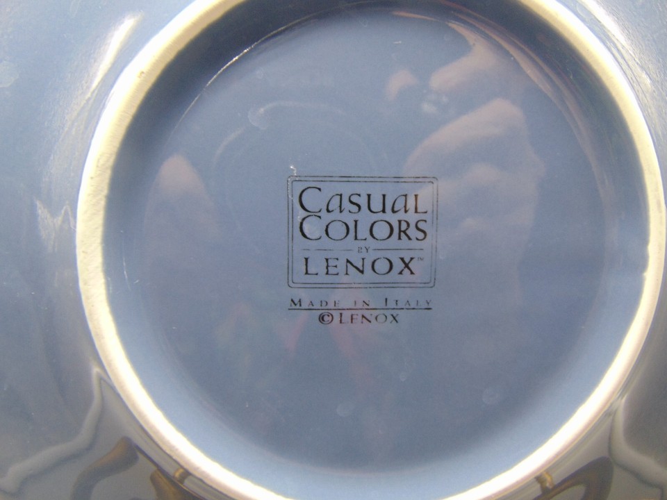 Lenox Casual Colors Blue Dinner Plate(s) | eBay