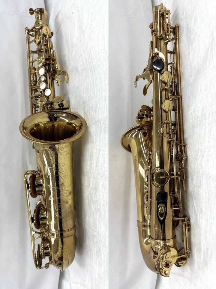 YAMAHA YAS-62 Alto Saxophone Eb Gold Instruments Tested w/ Hardcase ...