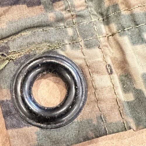 USMC MARPAT Woodland Reversible Field Tarp Hasty Shelter Tarpaulin USGI ...