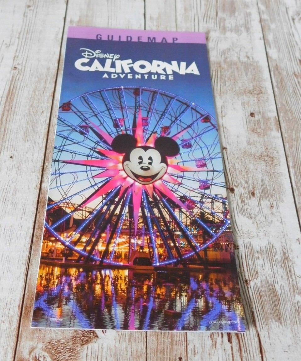Disneyland Paradise Pier Map
