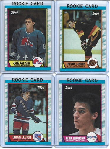 1989-90 Topps Hockey Complete Set 1-198 (Sakic/Leetch/Gretzky/Lemieux ...