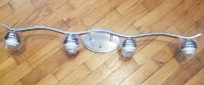 Hampton Bay Andenne 4-light Brushed Nickel Vanity 705207 Replacement ...