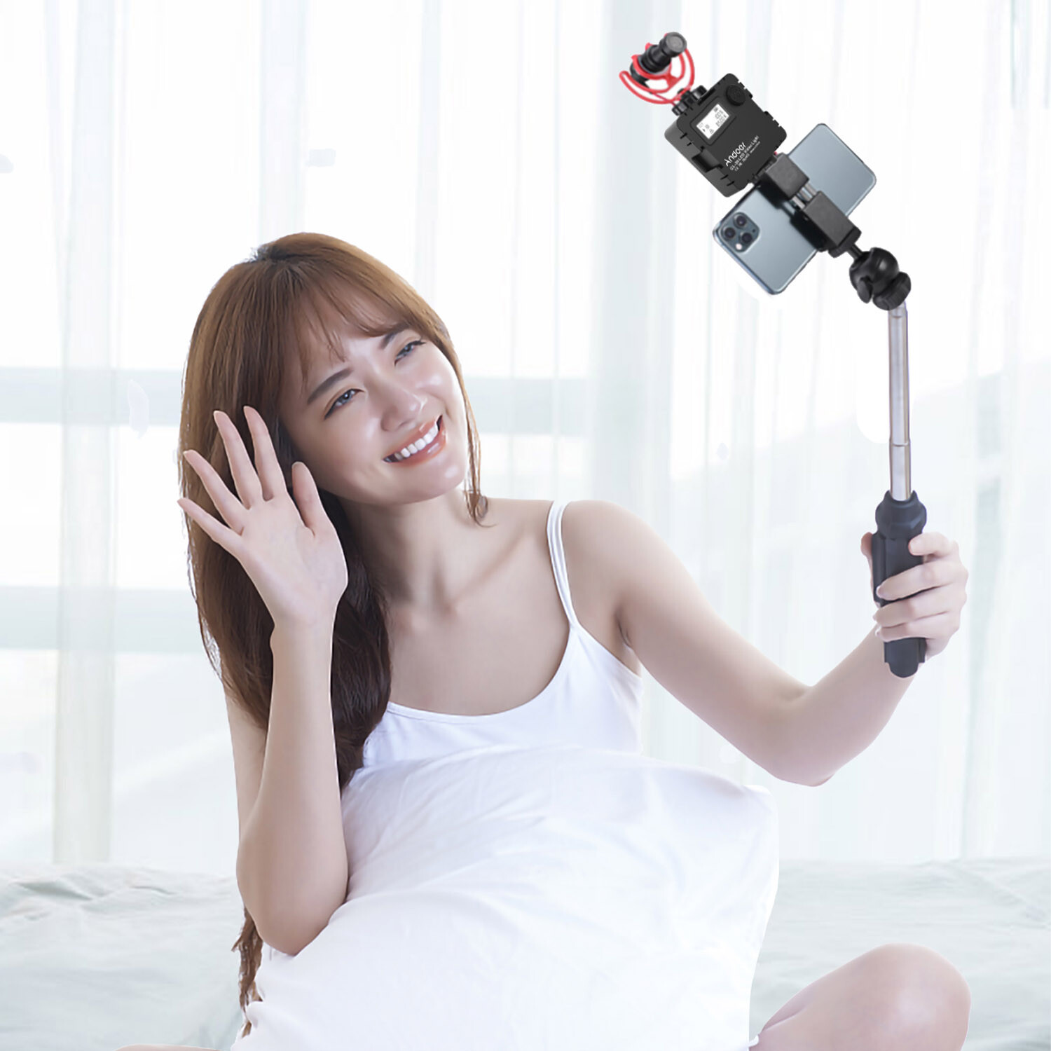 CL-36 Photo with 3 Cold Shoe Mounts LCD Display Vlog Fill H0P1 | eBay