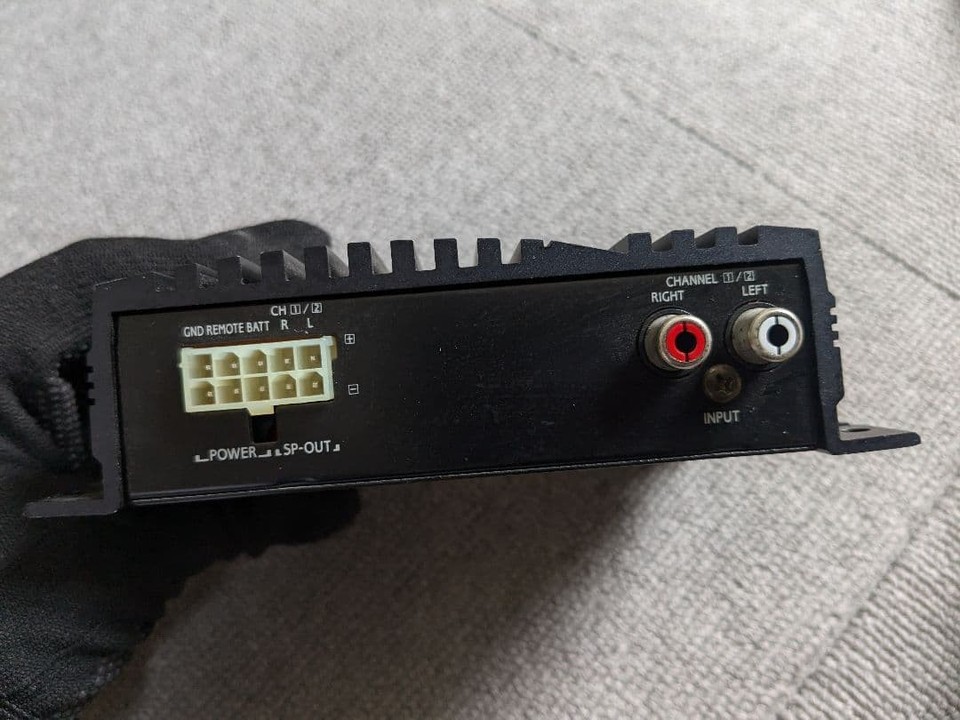 JUNK Alpine Model 7292JS Cassette Deck 3503 Power Amplifier Negative ...